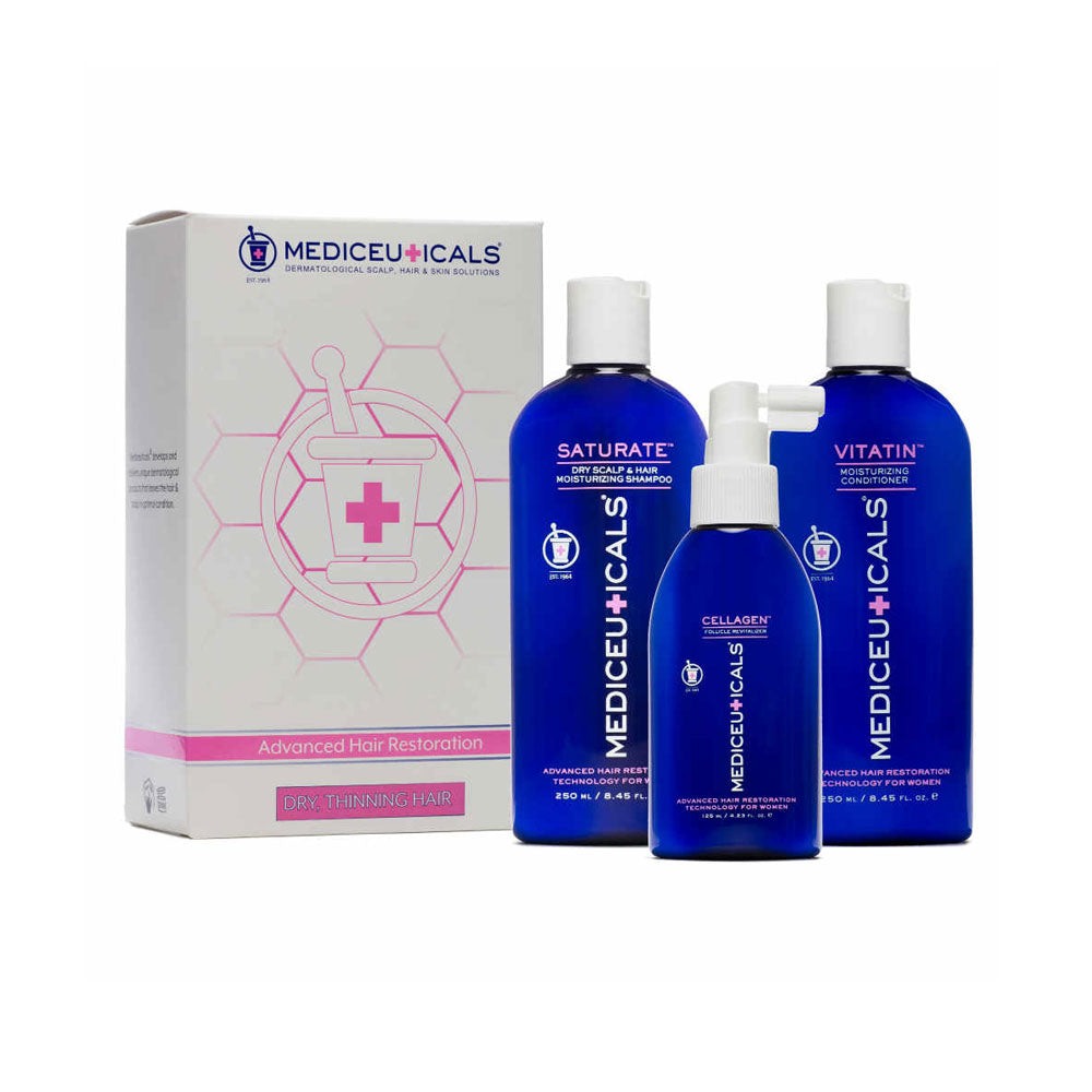 Mediceuticals For Women Kit Dry (Saturate 250ml, Vitatin 250ml ...